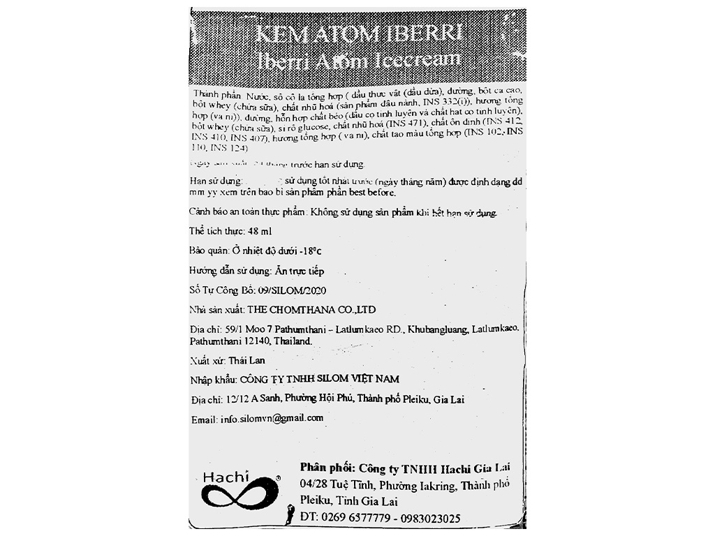 Kem atom Iberri cây 60g giá tốt tại Bách hoá XANH