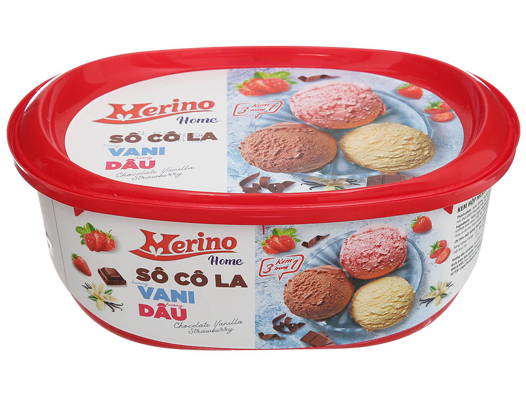 Kem socola vani dâu Merino hộp 465g tại Bách hoá XANH