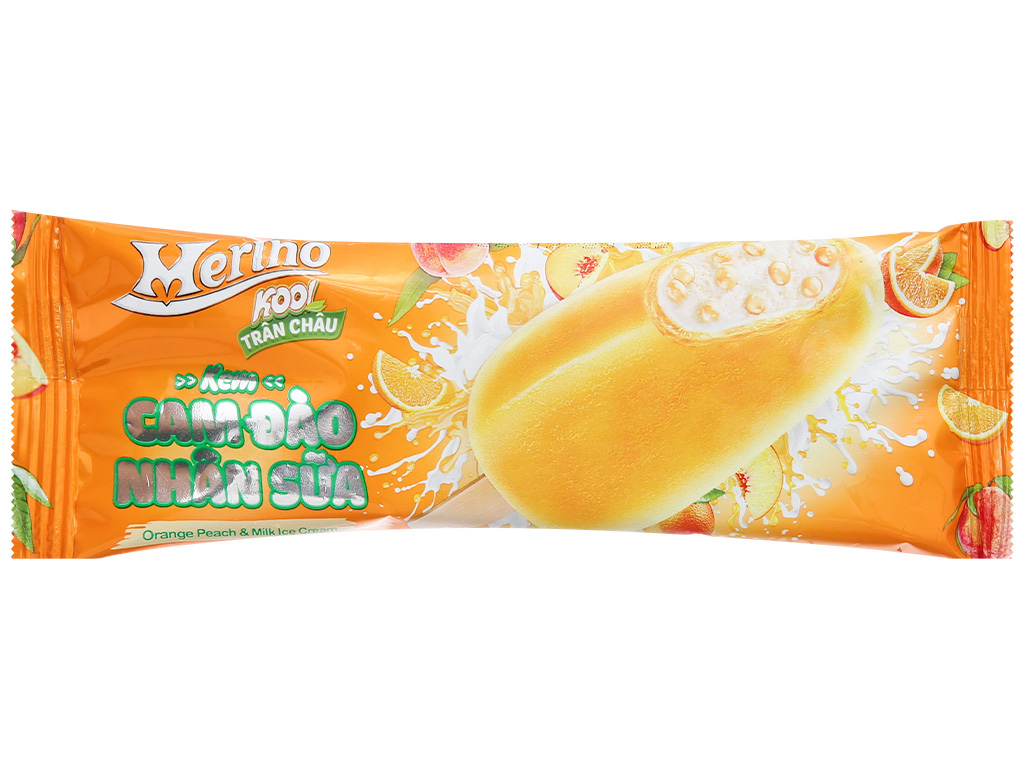 Kem cam đào nhân sữa Merino Kool cây 62g tại Bách hoá XANH