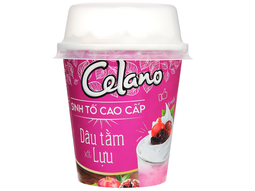 Sinh tố kem dâu tằm xốt lựu Celano ly 100g Bách hoá XANH