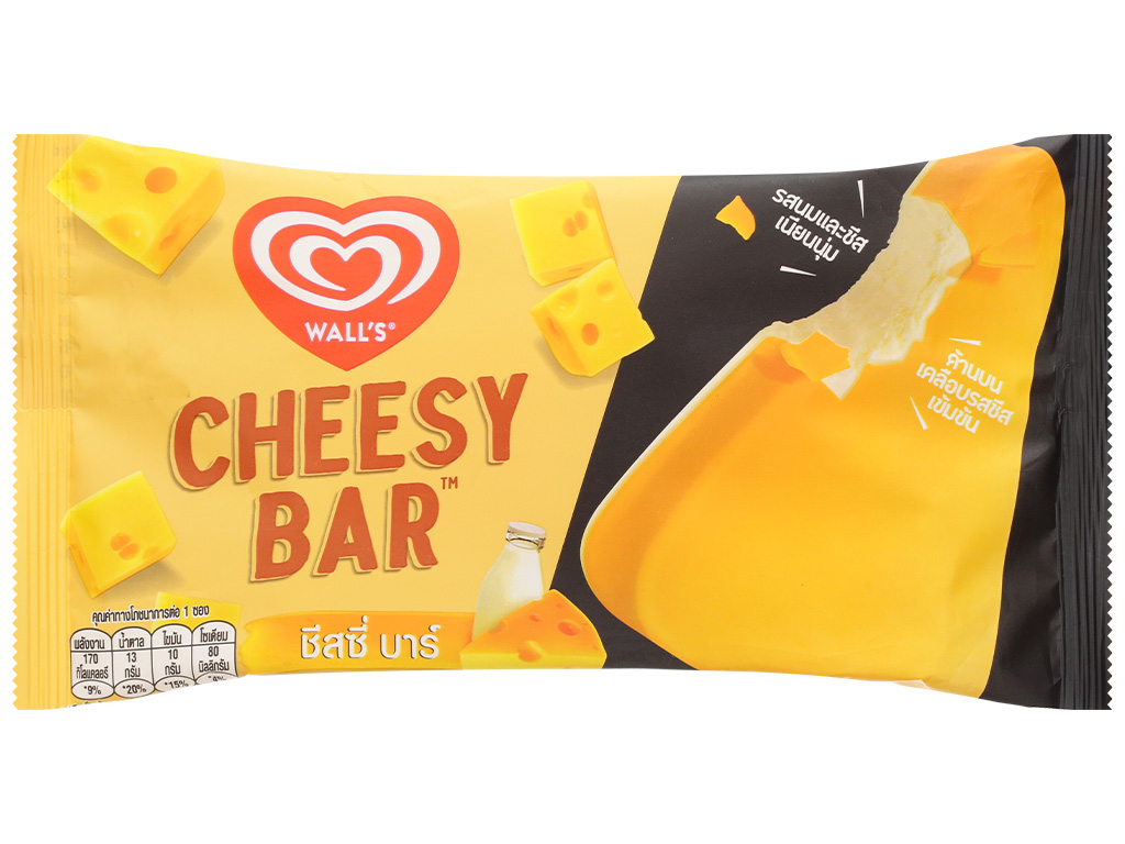 Kem Wall's Cheesy Bar cây 72g giá tốt tại Bách hoá XANH