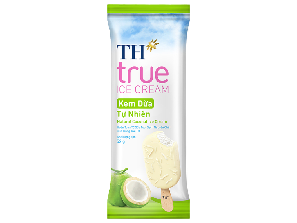 Kem dừa TH cây 52g giá tốt tại Bách hoá XANH
