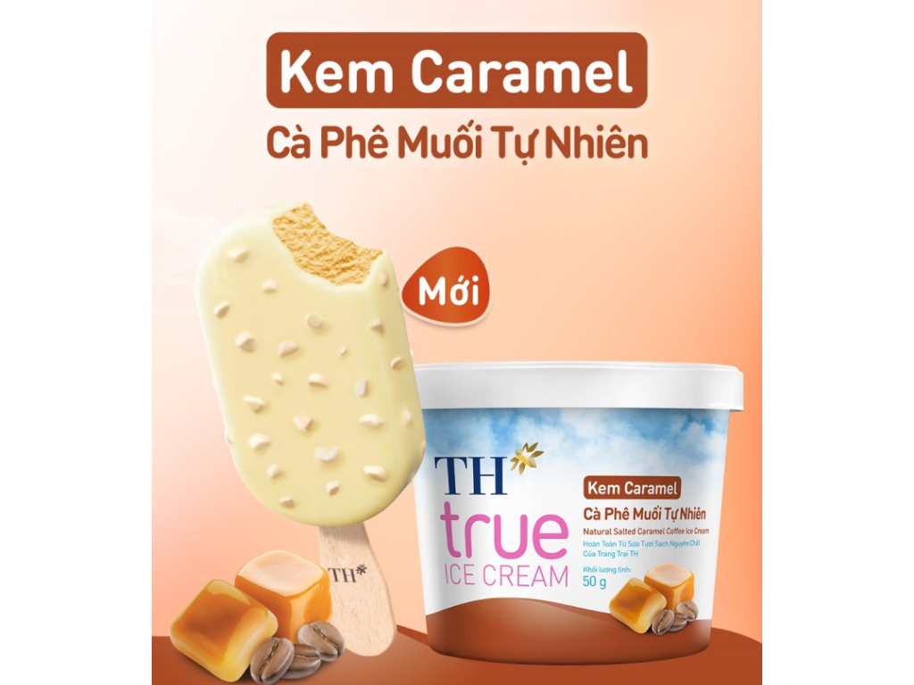 Kem cà phê muối TH cây 52g giá tốt tại Bách hoá XANH