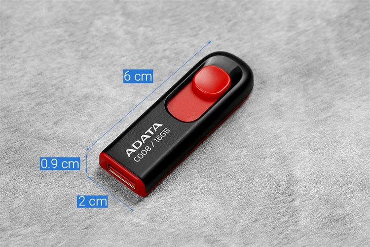 USB 2.0 16GB Adata AC008 giá rẻ, bảo hành đổi trả