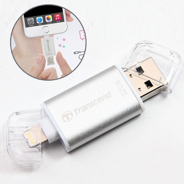 So sánh chi tiết USB USB OTG 32 GB Transcend cho iPhone- iPad với USB 3 ...