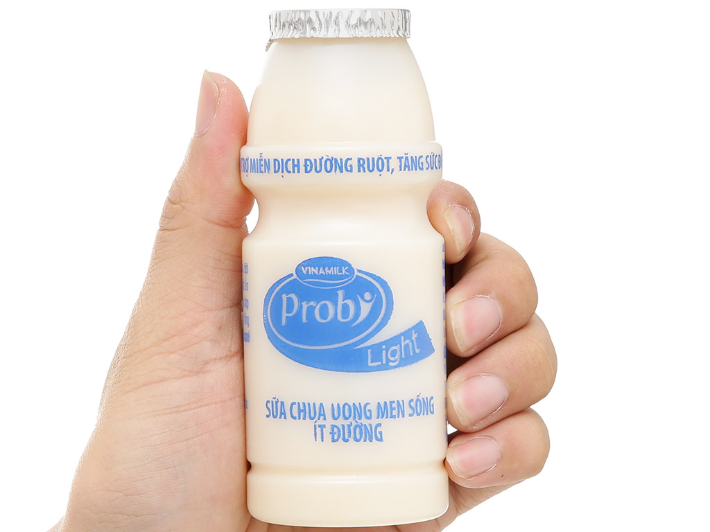 Thùng 24 chai sữa chua ít đường Vinamilk Probi 130ml