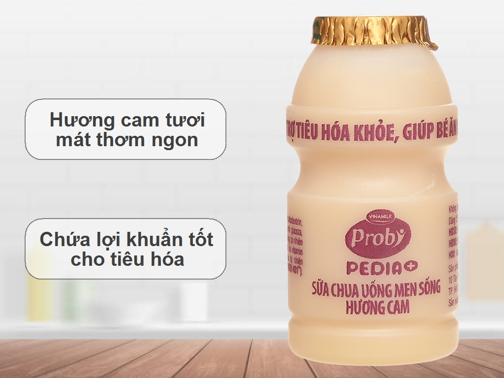 Thùng 50 chai sữa chua cam Vinamilk Probi 65ml
