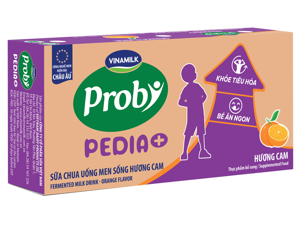 Thùng 50 chai sữa chua cam Vinamilk Probi 65ml
