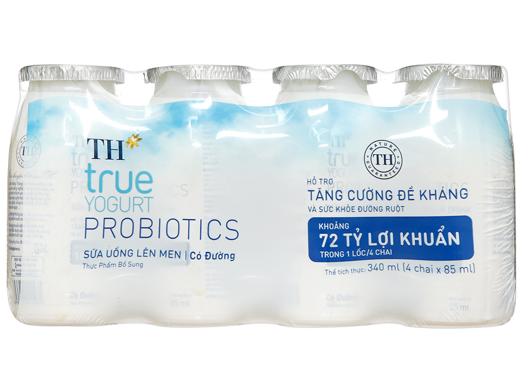 Thùng 48 chai sữa chua có đường TH True Yogurt Probi 85ml