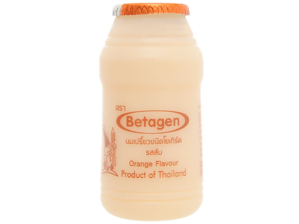 Sữa uống lên men hương cam Betagen chai 85ml