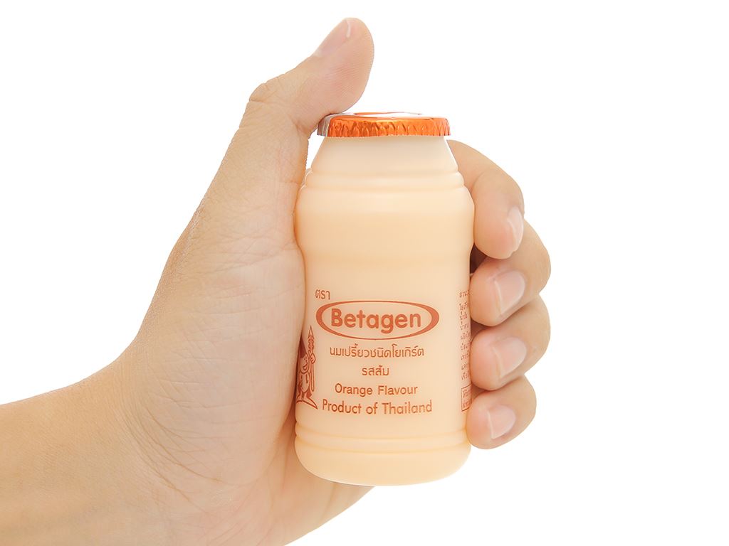 Sữa uống lên men hương cam Betagen chai 85ml