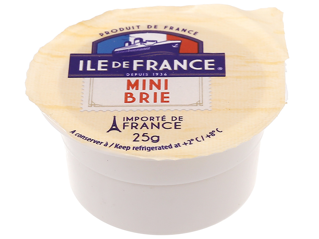 Phô mai Ile De France Mini Brie túi 125g (5 cái) tại Bách hoá XANH