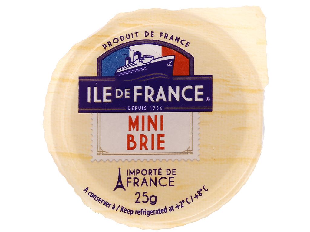 Phô mai Ile De France Mini Brie túi 125g (5 cái) tại Bách hoá XANH
