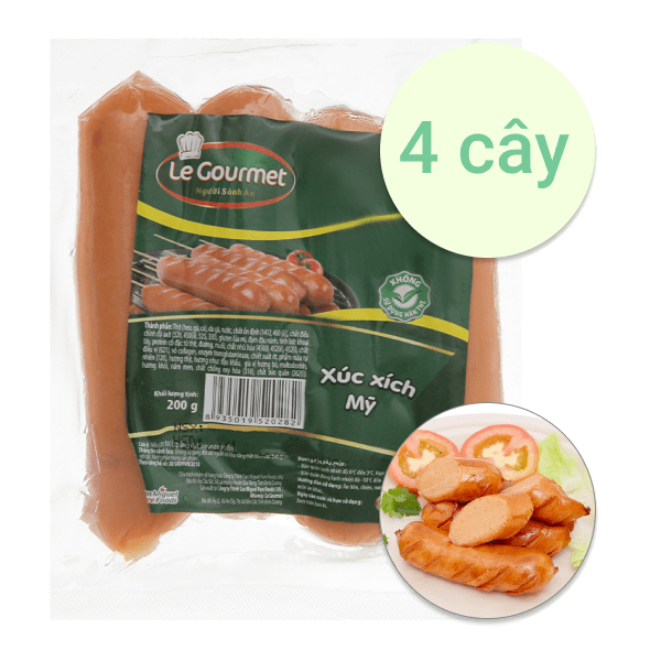 Xúc xích Mỹ Le Gourmet gói 500g tại Bách hoá XANH