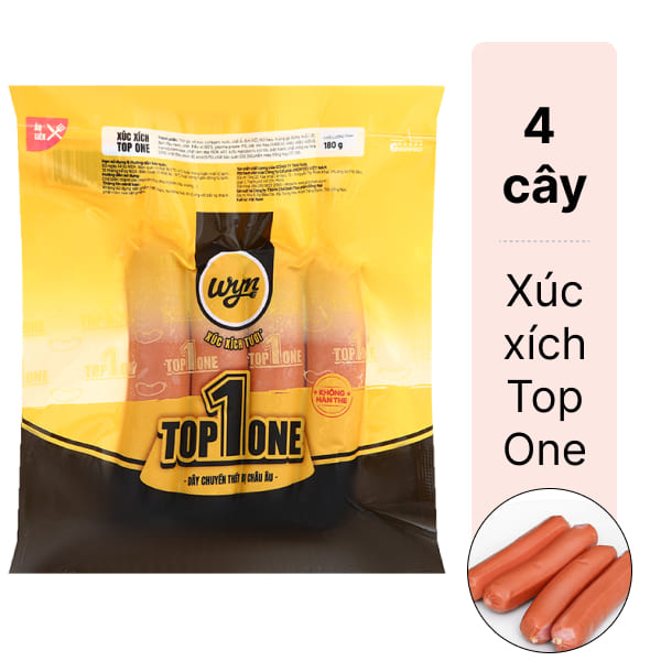 Xúc xích TOP ONE WYN G Kitchen 500g tại Bách hoá XANH