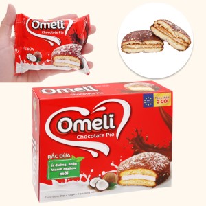 Bánh Omeli rắc dừa 12 cái x 25g giá tốt tại Bách hoá XANH
