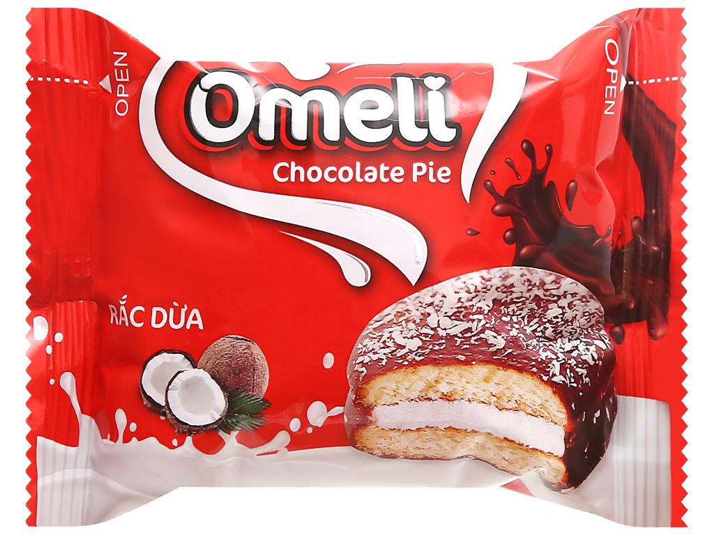 Bánh Omeli rắc dừa 6 cái x 25g giá tốt tại Bách hoá XANH