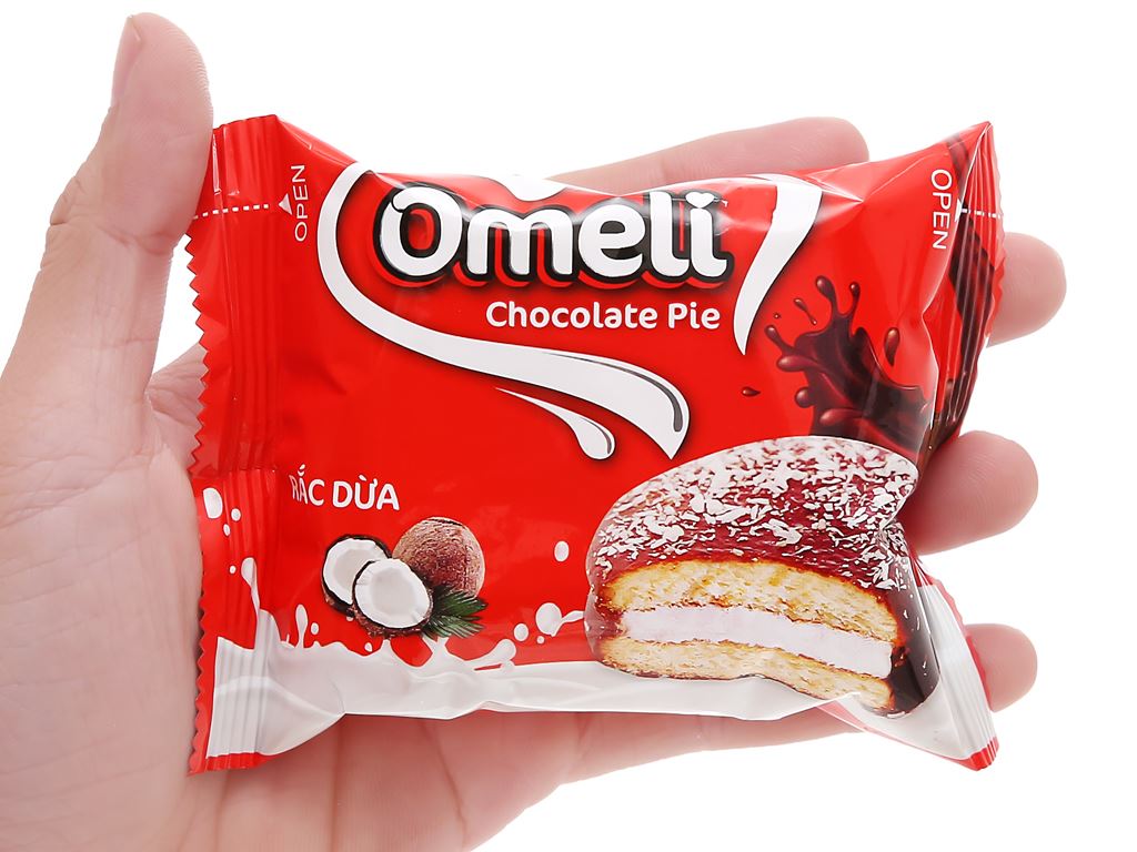 Bánh Omeli rắc dừa 6 cái x 25g giá tốt tại Bách hoá XANH