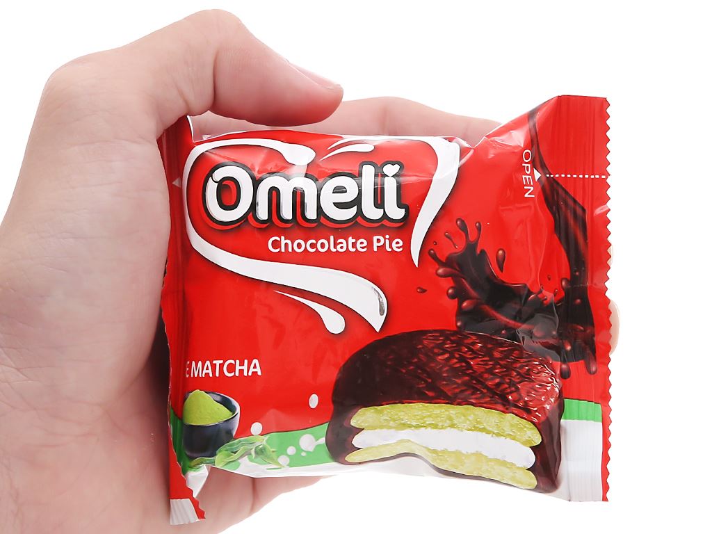 Bánh Omeli trà xanh 12 cái x 25g giá tốt tại Bách hoá XANH