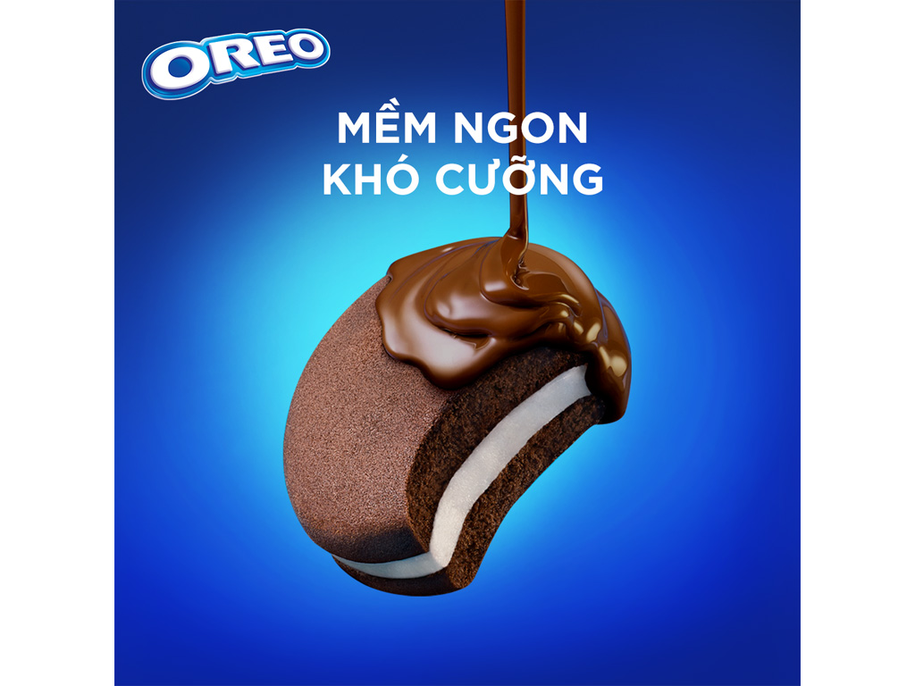 Bánh CADBURY OREO SOCOLA DAU PIE dâu 6 gói x 30gr