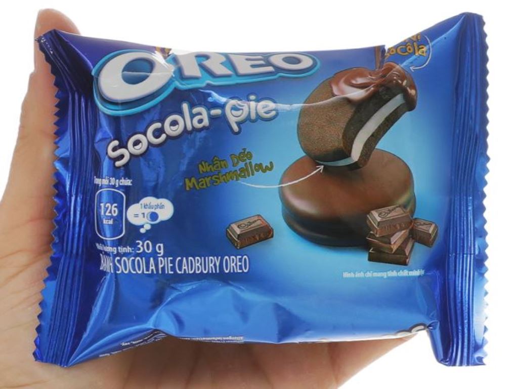 Bánh socola pie Oreo Cadbury hộp 60g tại Bách Hóa XANH