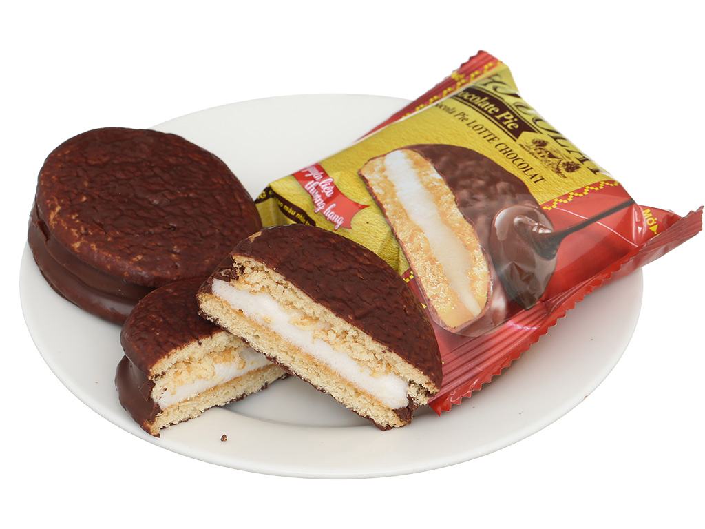 Bánh socola pie Lotte Chocolat hộp 169.8g tại Bách hóa XANH
