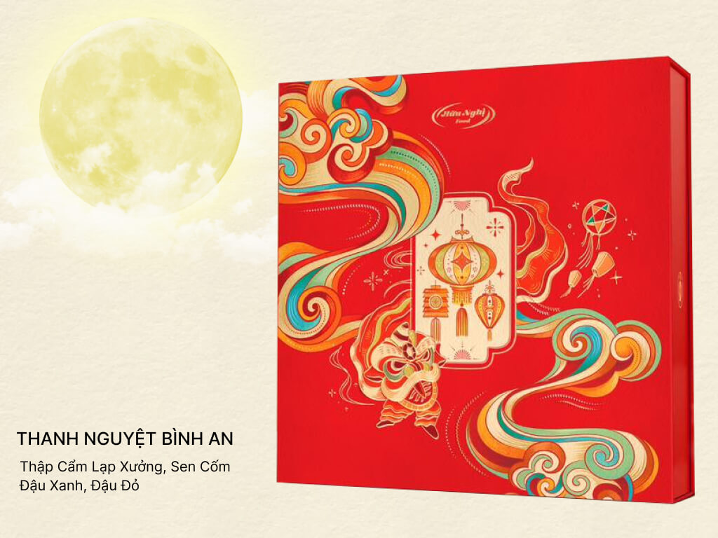 4 bánh trung thu Hữu Nghị Thanh Nguyệt Bình An Bách hóa XANH