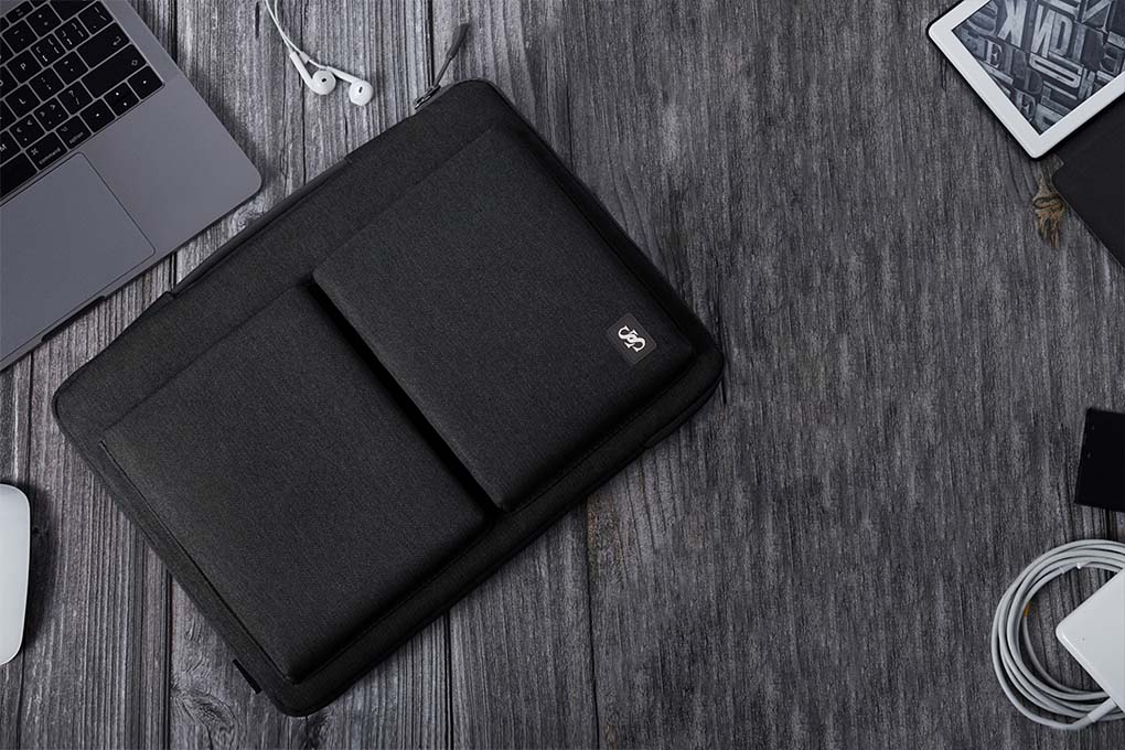 Túi chống sốc Laptop 15.6 inch Seine Scene Orleans Đen