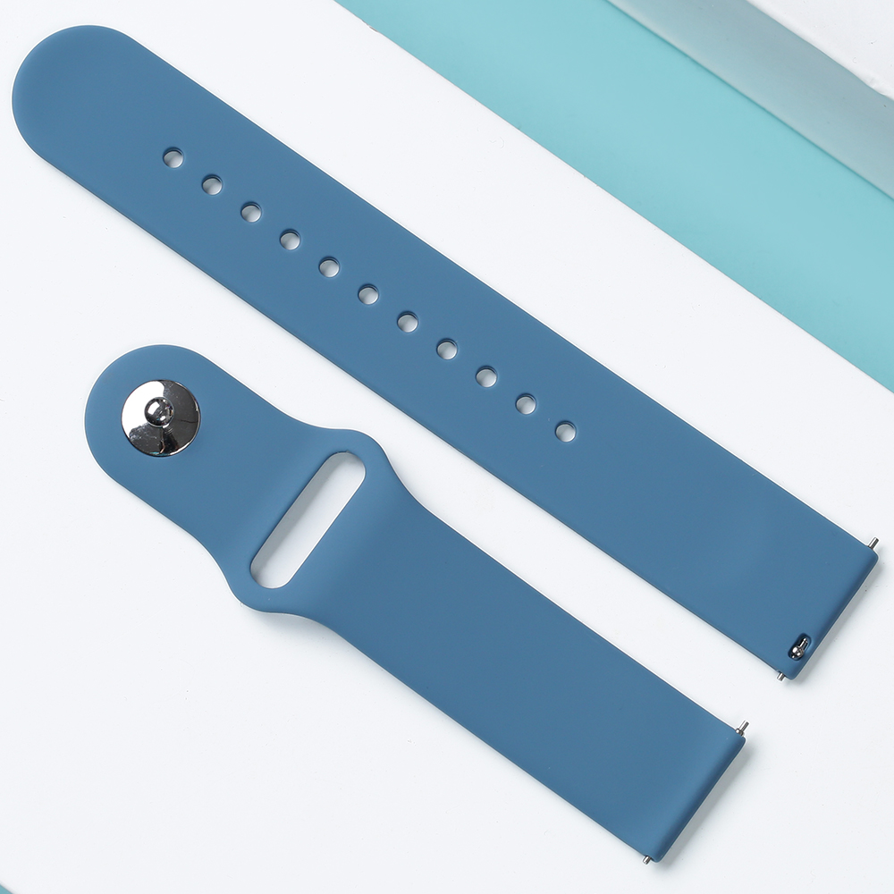 Dây Silicone đồng hồ 20 mm MVW M032-02 Xám giá rẻ, chính hãng