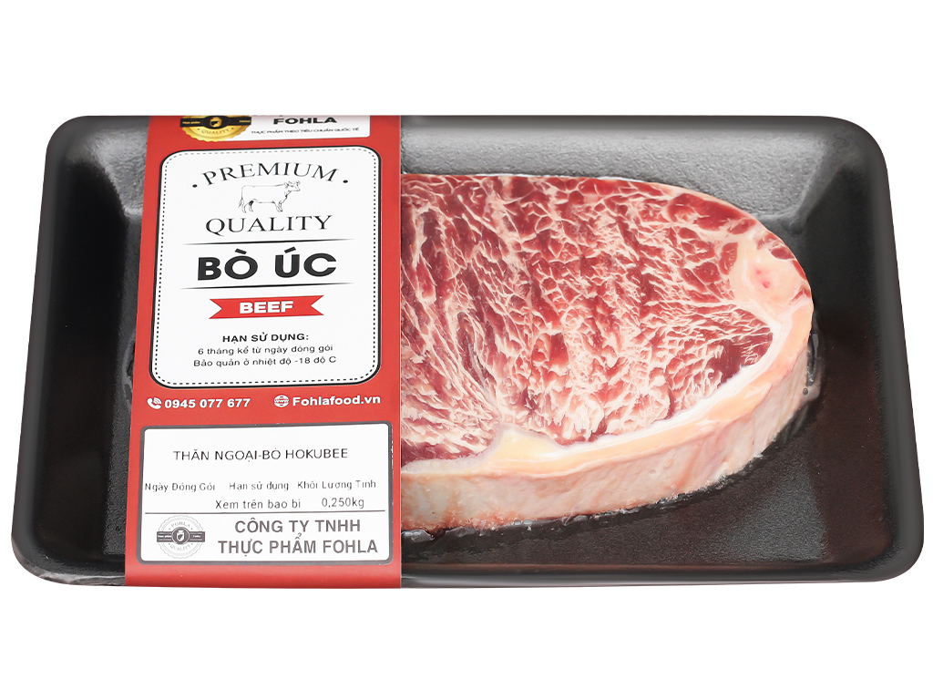 Thăn ngoại bò Hokubee Fohla 250g tại Bách hoá XANH