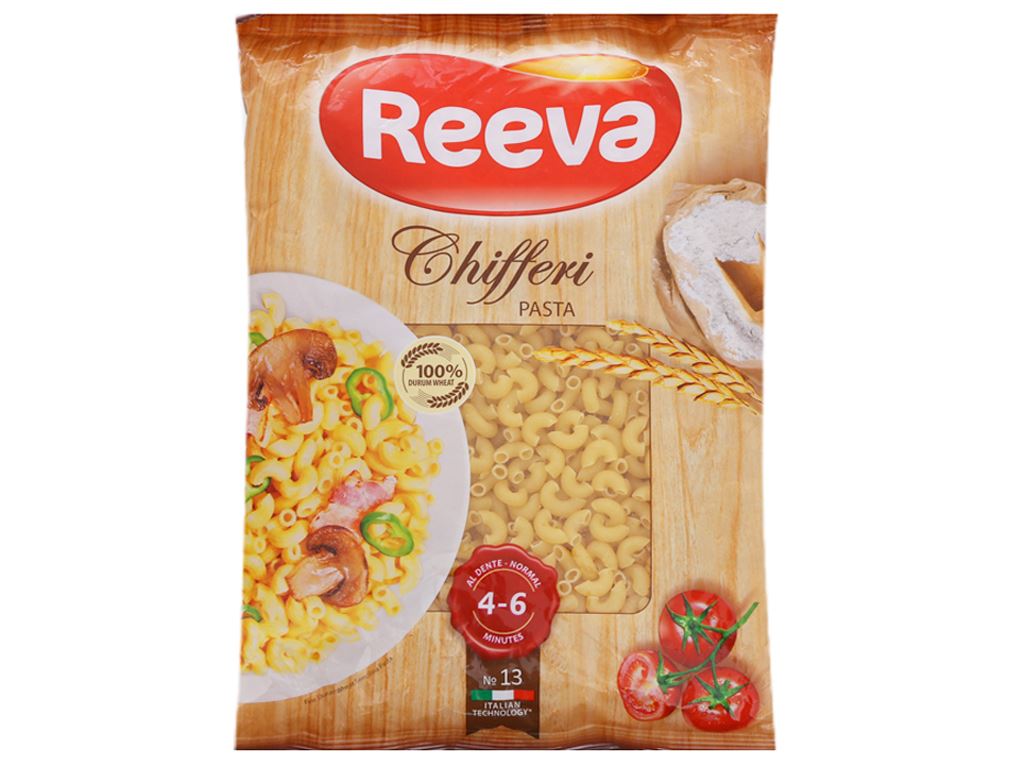 Nui hình tôm số 13 Reeva gói 400g giá tốt tại Bách hoá XANH
