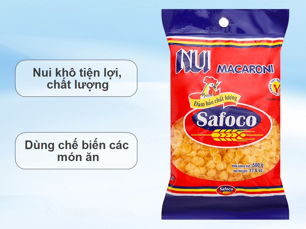 Nui sò Safoco gói 500g giá tốt tại Bách hóa XANH