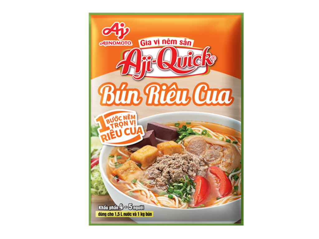 Gia vị nêm sẵn bún riêu cua Aji-Quick 54g tại Bách hóa XANH