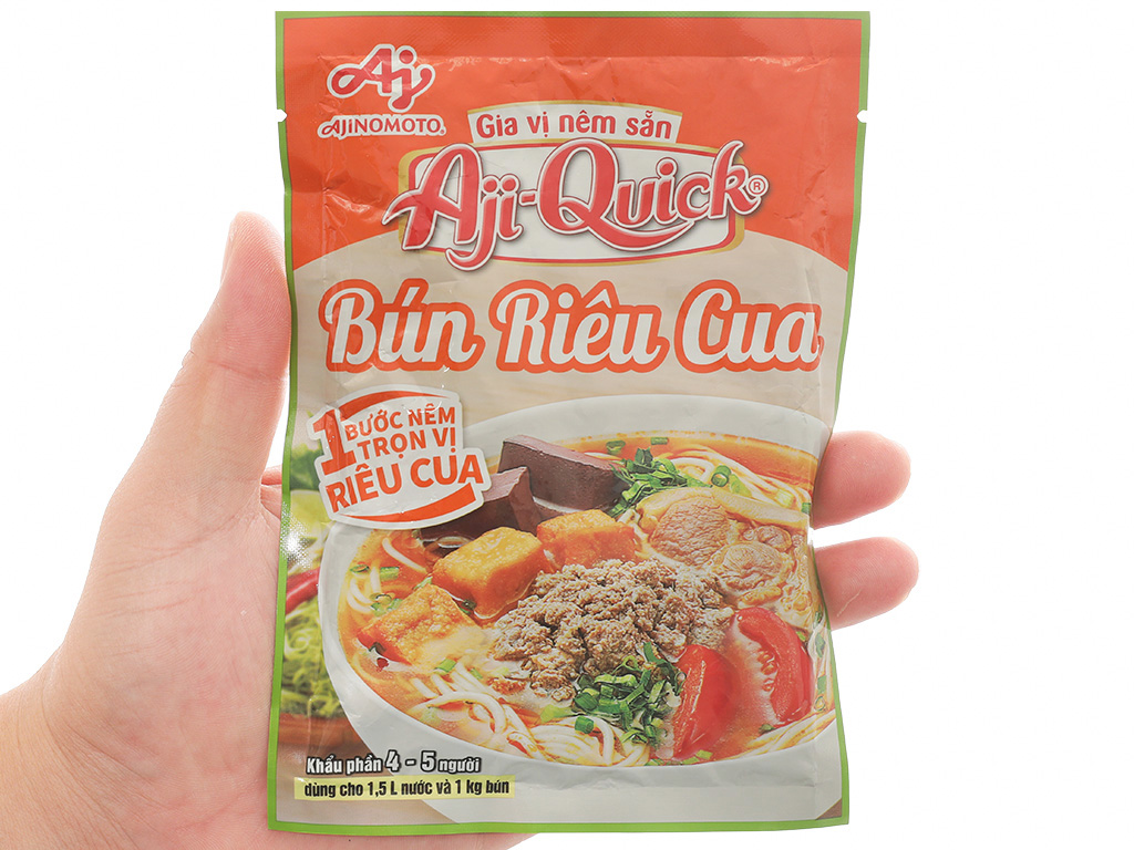Gia vị nêm sẵn bún riêu cua Aji-Quick 54g tại Bách hóa XANH