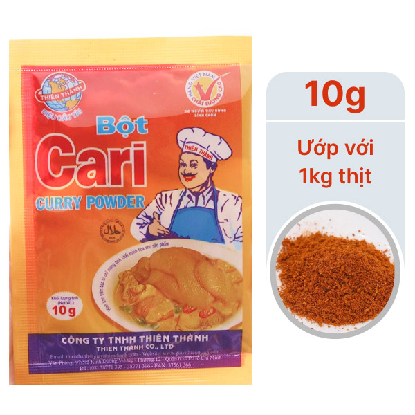 Bột cà ri ướp Thiên Thành 10g giá tốt tại Bách hoá XANH
