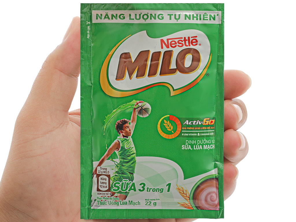 10 gói bột lúa mạch Milo Active Go 22g tại Bách hóa XANH