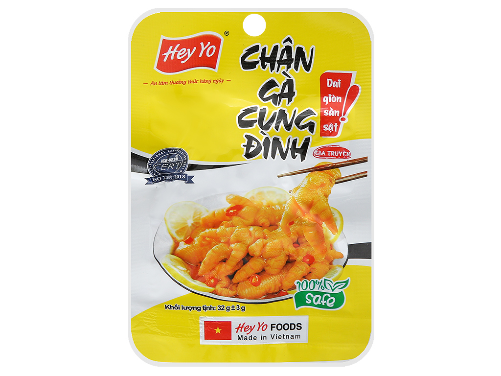 Chân gà Cung Đình Hey Yo gói 32g tại Bách hoá XANH