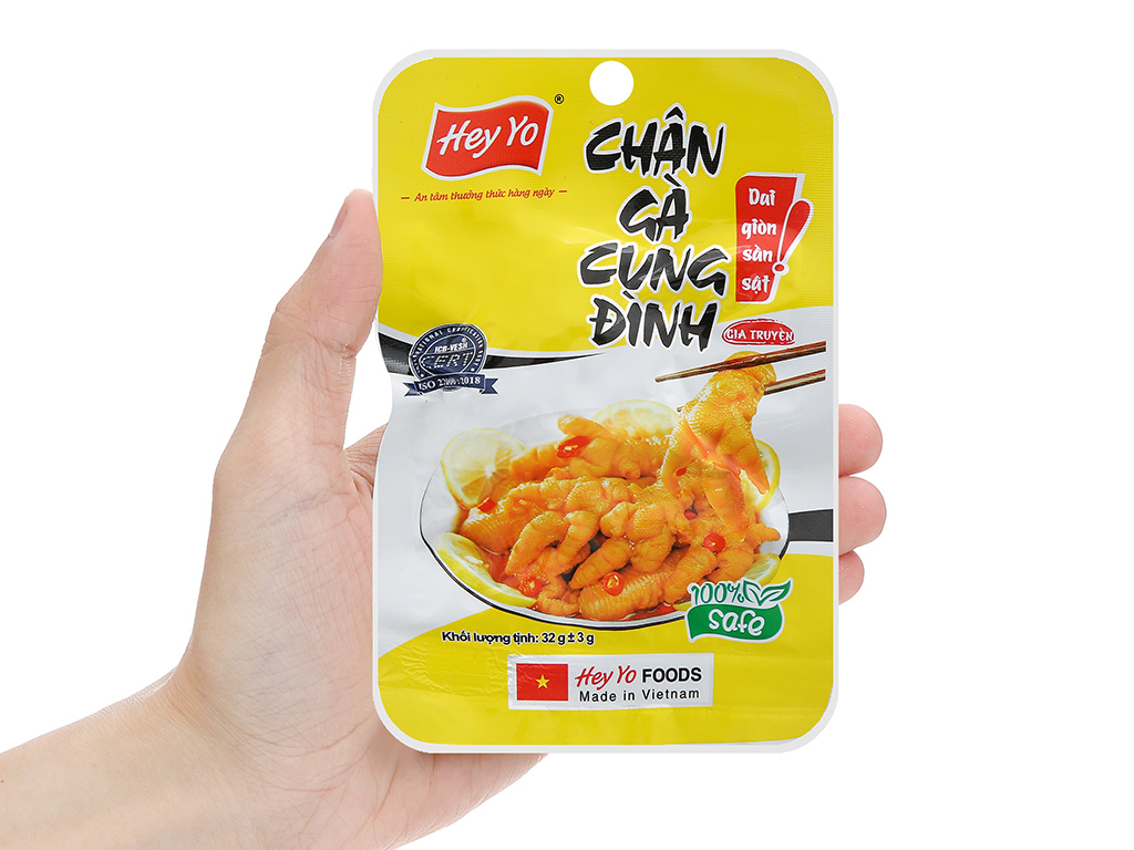 Chân gà Cung Đình Hey Yo gói 32g tại Bách hoá XANH
