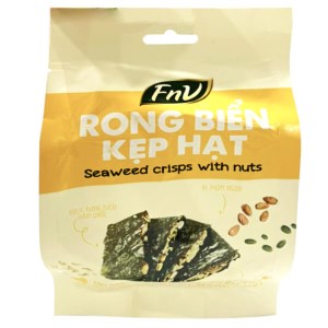 Thanh rong biển kẹp hạt FnV gói 60g tại Bách hoá XANH