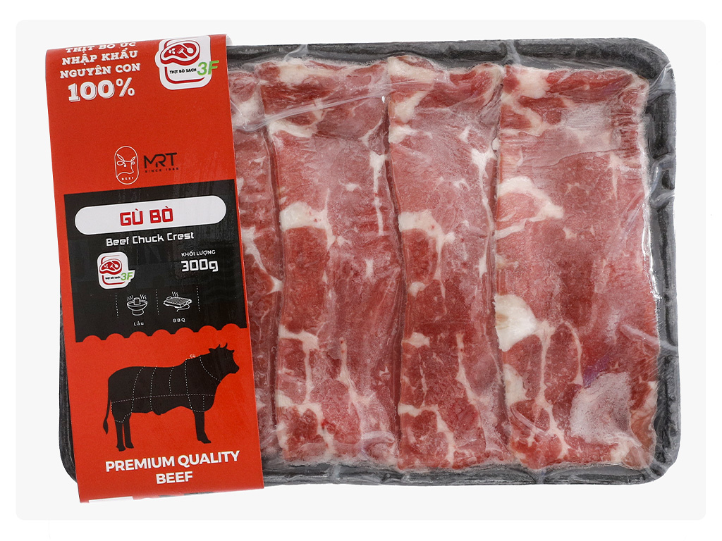 Gù bò Úc đông lạnh Mr.T khay 300g giá tốt tại Bách Hoá XANH