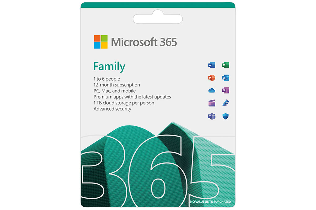 Microsoft 365 Home 32/64bit 1 năm 6 user Win/Mac