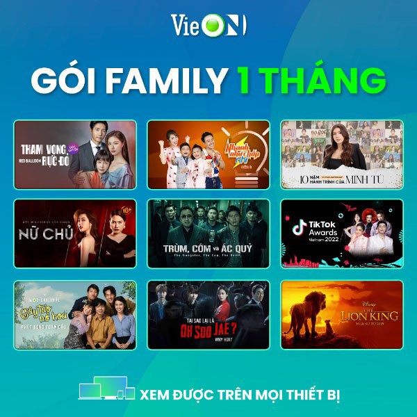 Gói VieON Family 01 tháng chính hãng - Cập nhật thông tin, hình ảnh ...