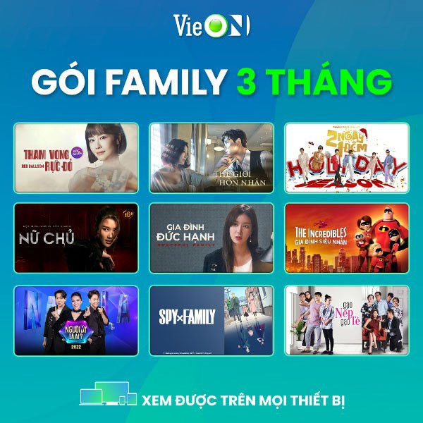 Gói VieON Family 03 tháng chính hãng - Cập nhật thông tin, hình ảnh ...