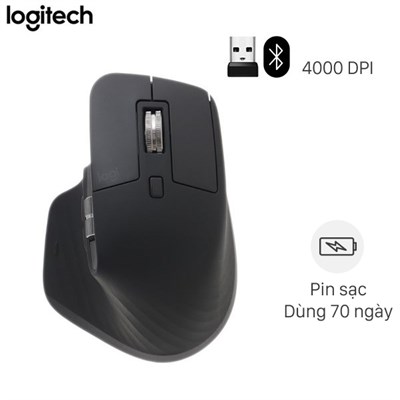 Chuột không dây Logitech MX Master 3 Đen - giá rẻ, chính hãng