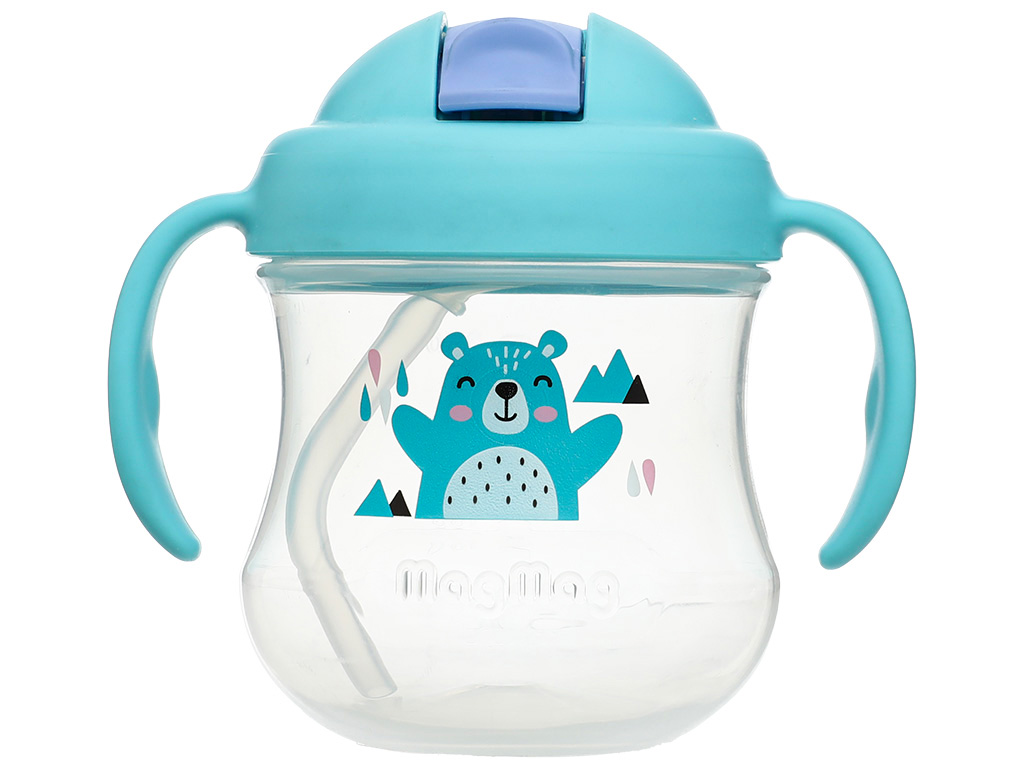 Ly mag mag có ống hút Pigeon xanh 200ml tại Bách hoá XANH