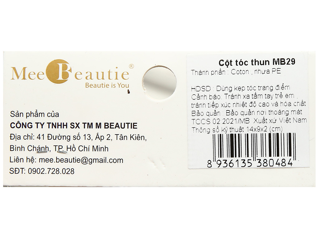 Cột tóc thun Mee Beautie MB29 chính hãng có ở Bách hóa XANH