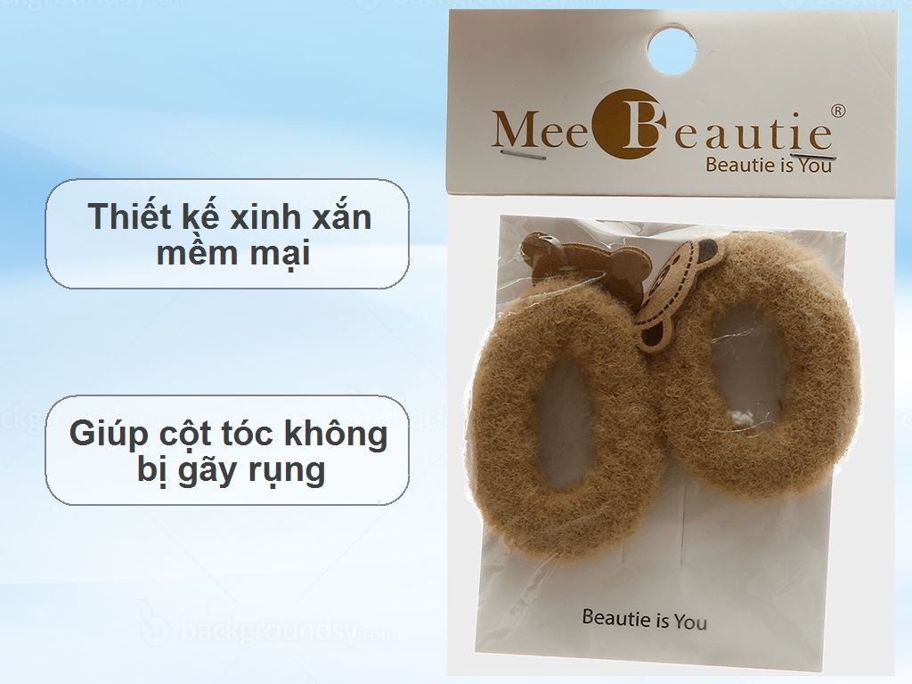 Lô 2 dây cột tóc Mee Beautie MB29 chính hãng ở Bách hóa XANH