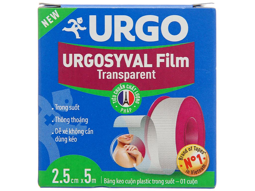 Băng keo cá nhân Urgo 2.5cm x 5m giá tốt tại Bách hoá XANH