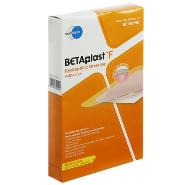 Miếng dán làm lành vết thương Betaplast H hộp 10 miếng