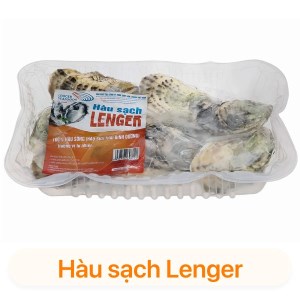 Hàu sạch Lenger khay 600g (8 - 10 con) tại Bách hoá XANH